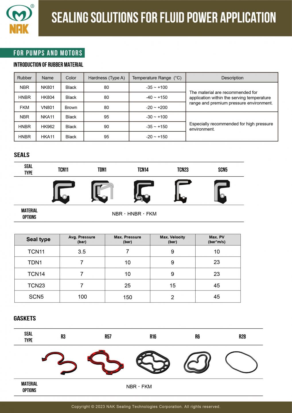 Oil Seals | NAK Sealing Technologies Corporation
