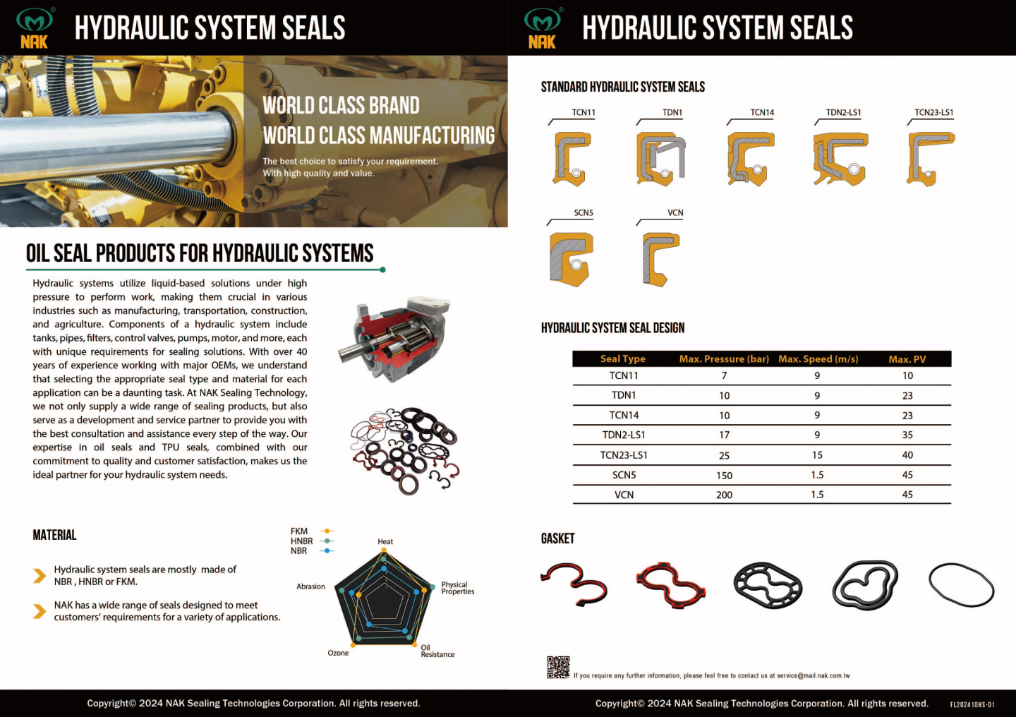 Oil Seals | NAK Sealing Technologies Corporation